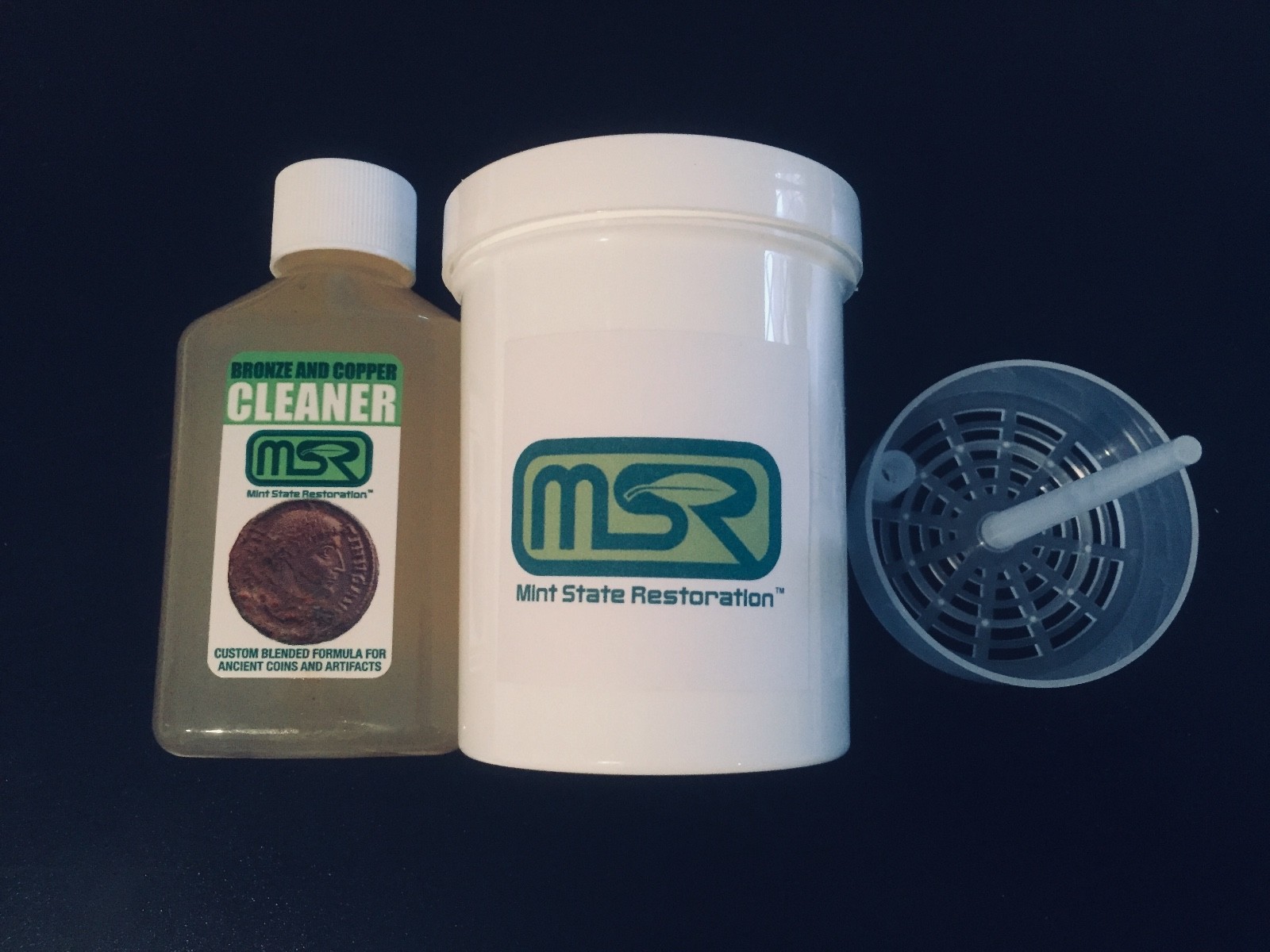 4 oz. Mint State Restoration w BASKET Coin & Artifact Ancient Bronze ...