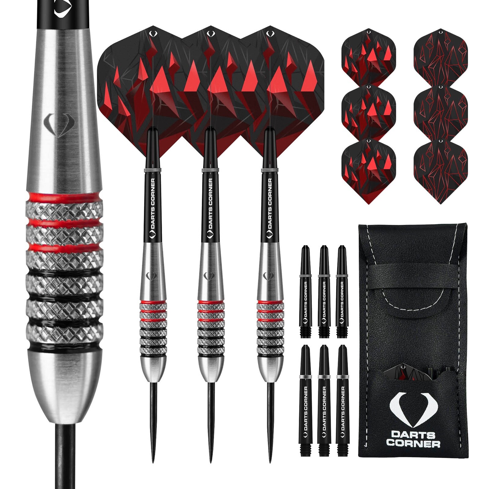 Tungsten Darts Set John Lowe Style 21g - 31g grams Astrofire Bomb Dart ...