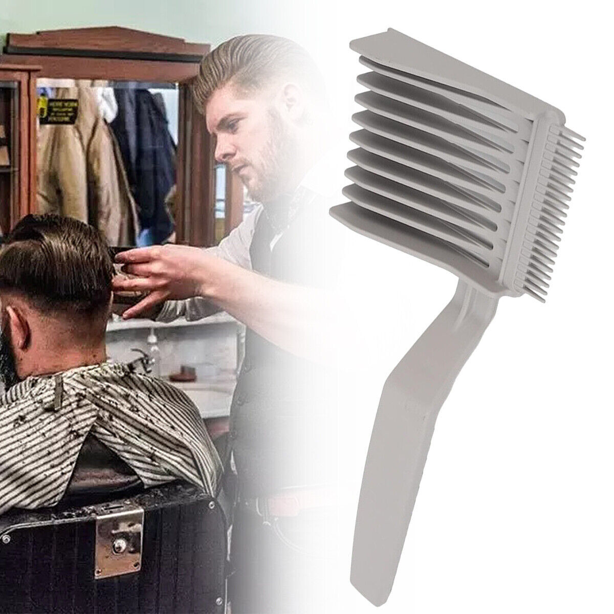 2Pcs Blending Comb Barber Comb for Fading Tapering Blend Longer Hair ...