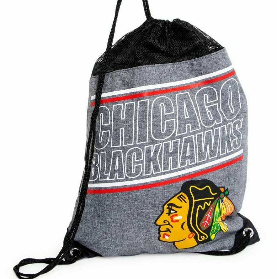 Chicago Blackhawks NHL Backpack Drawstring Cinch Sack 17X13 FREE ...