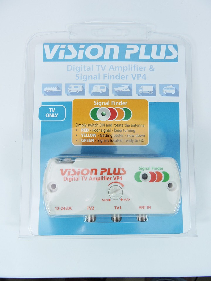 Vision Plus VP4 Digital Caravan Television Signal Finder & Booster ...