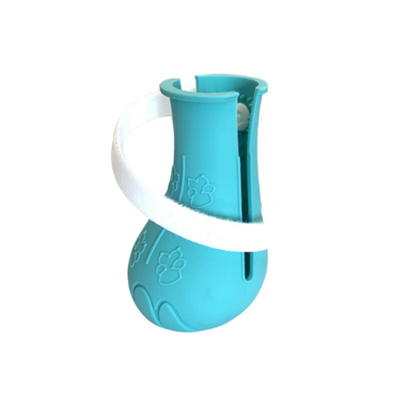 4pcs Cat Anti-Scratch Shoes Adjustable Pet Boots Bath Washing Cat Claw ...