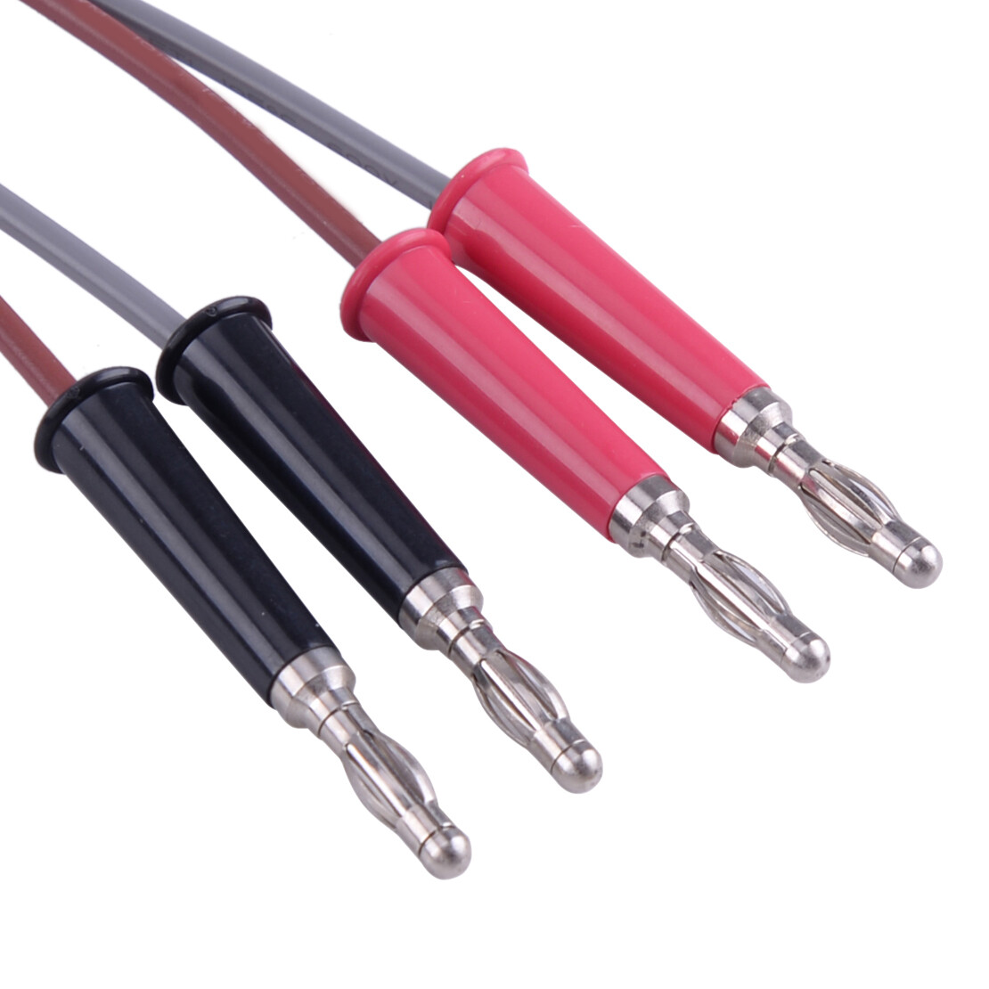 20V 4 Wires Type Microresistivity Test Lead Cable With 2 Kelvin Clip r ...