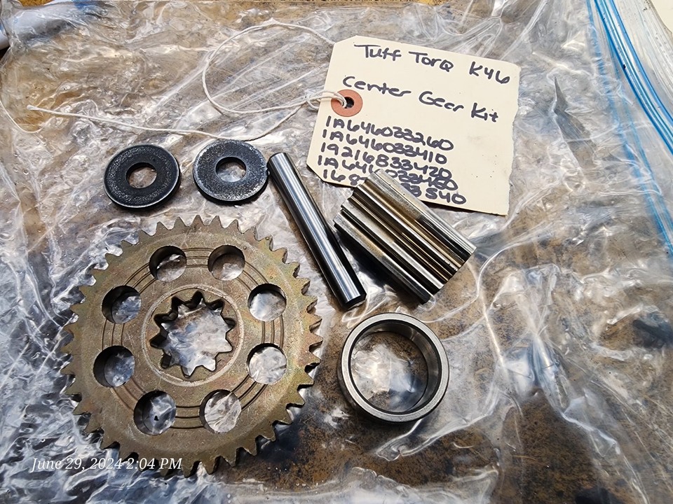 Tuff Torq K46 Transaxle Center Gear Kit 1A646033260 & 1A646033450 | eBay