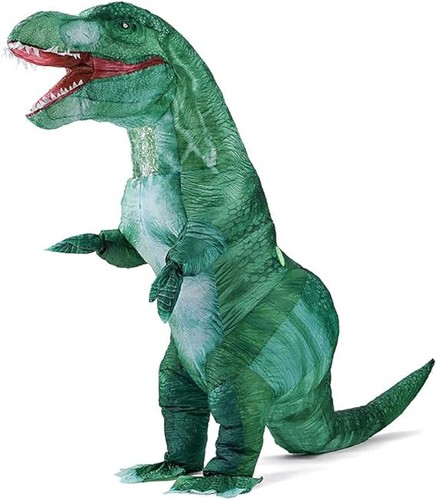 7ft Realistic T-Rex Inflatable Costume Dinosaur Jumpsuit Adult Fun ...