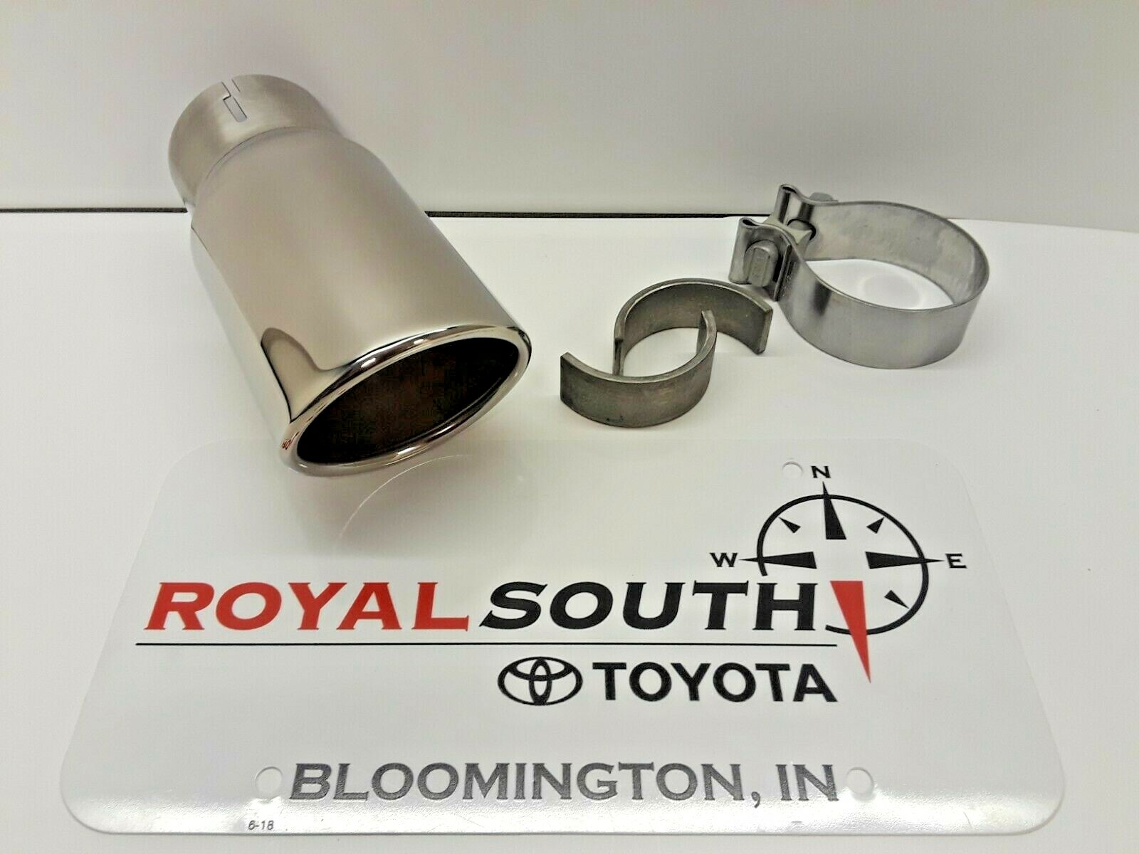 Toyota 4Runner 2010-2019 Polished Stainless Steel Exhaust Tip Genuine ...