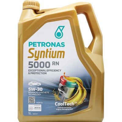 PETRONAS Syntium 5000 RN 5W-30 5W30 Fully Synthetic Car Engine Oil - 5 ...