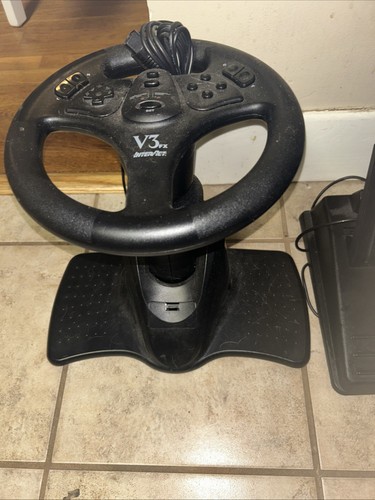Nintendo 64 N64 V3 FX Racing Wheel and Pedals SV-380 InterAct Black ...