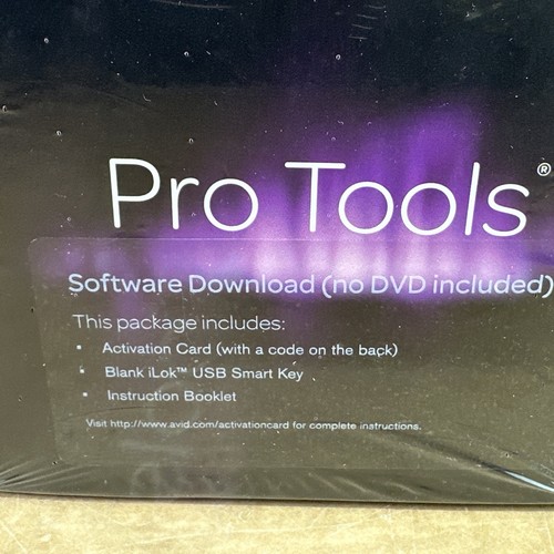 Avid Pro Tools - Software Download - (“NO” DVD Included) - New in Box ...