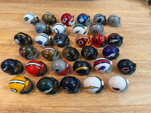 Complete Pocket Football Mini Helmet Set 32 NFL Helmets (2015) | eBay