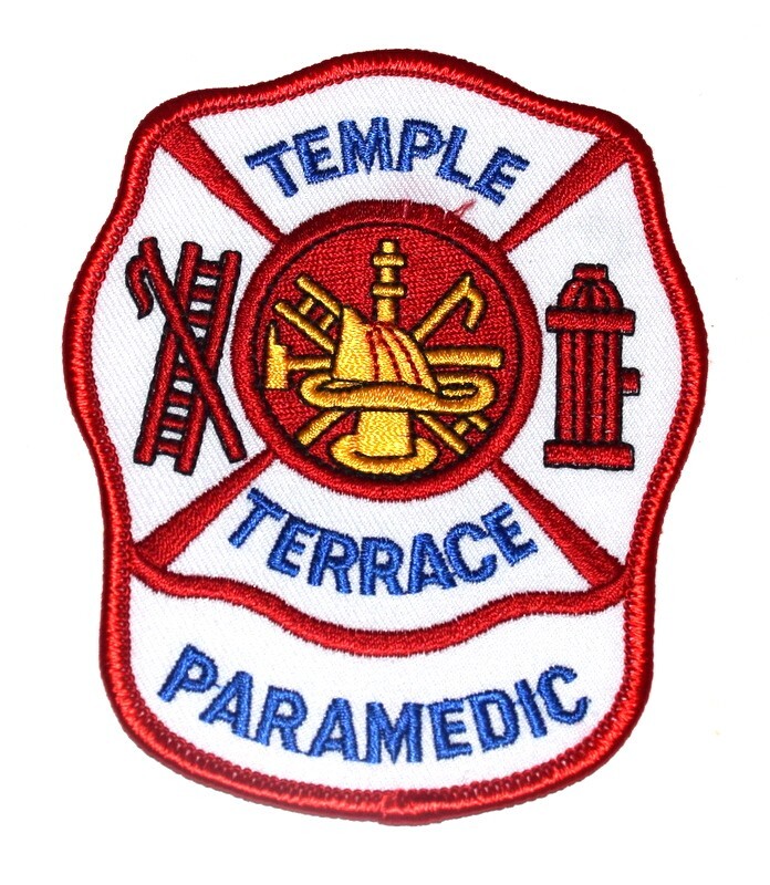 TEMPLE TERRACE – PARAMEDIC - FLORIDA FL Fire Patch EMS Rescue Public ...