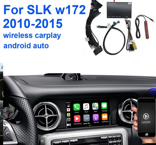 R172 Wireless CarPlay Android Auto Interface for Mercedes Benz SLK 2011 ...