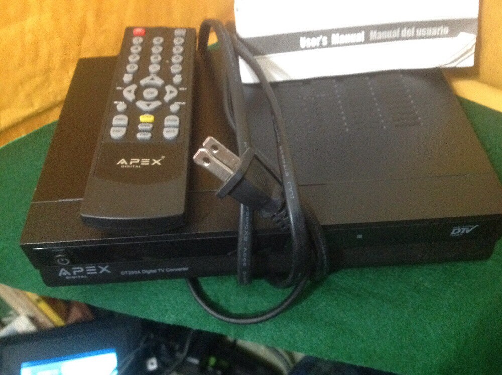 Apex DT250A Digital TV Converter with Remote Control | eBay
