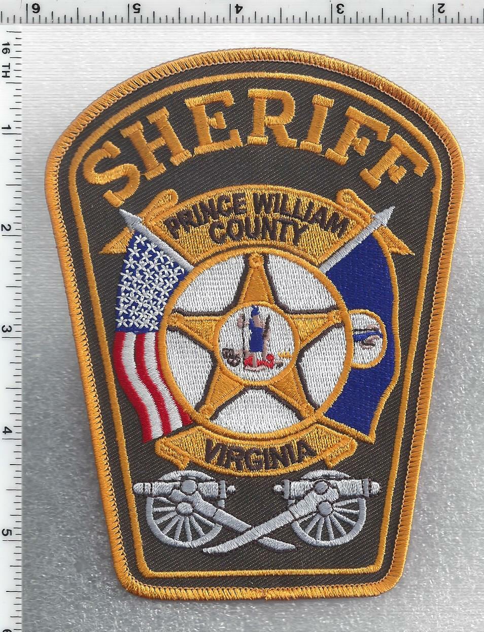 Prince William County Sheriff's Office (Virginia) 5th Issue Shoulder ...