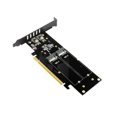 X16 PCIe 4.0 X4 Expansion Bifurcation Card For M.2 M key 2260 2280 ...