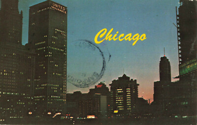 Postcard Chicago Skyline Posted 1978 | eBay