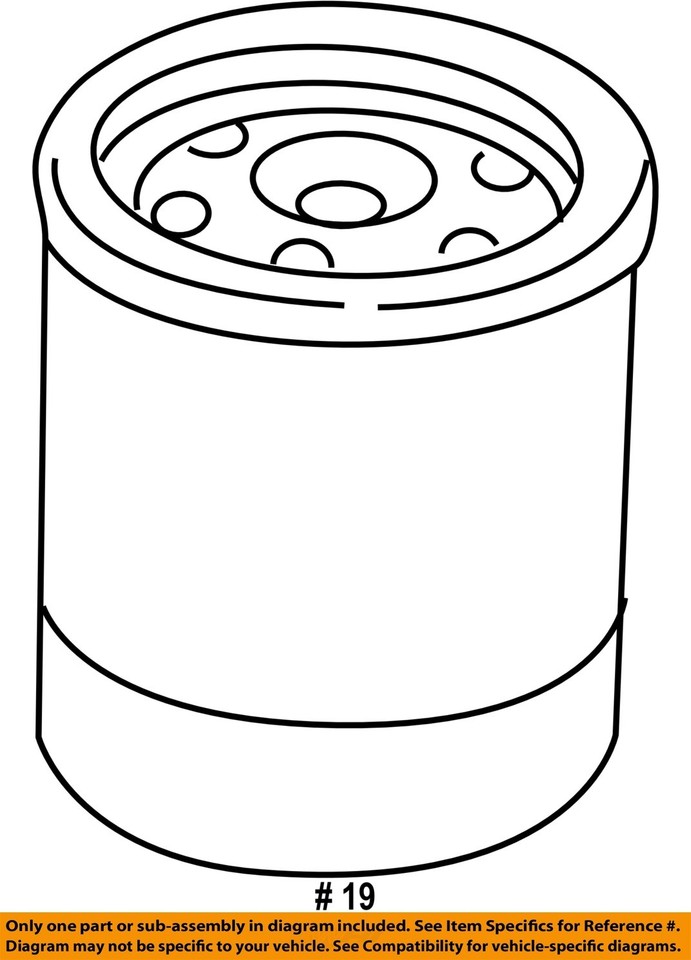 FORD OEM 03-20 C-Max EngineTransaxle Engine Parts-Oil Filter BE8Z6731AB ...