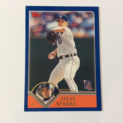2003 Topps #594 Steve Sparks Detroit Tigers | eBay