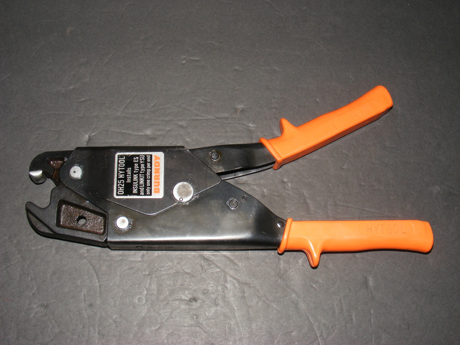 Burndy OH25 Hytool One-Hand Ratcheting Lug Crimper Tool | eBay