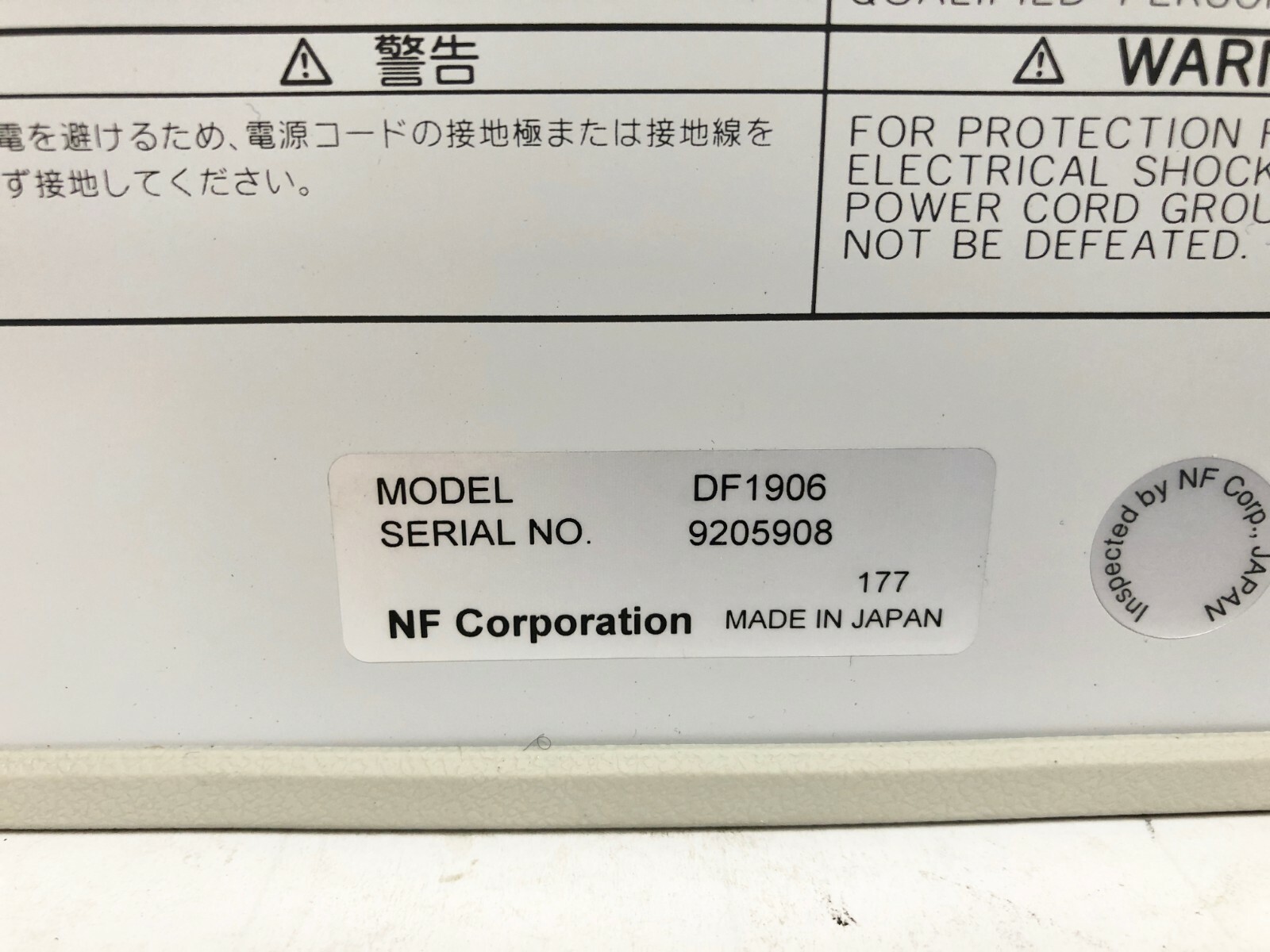 NF DF1906 Digital Function Generator #10719 | eBay