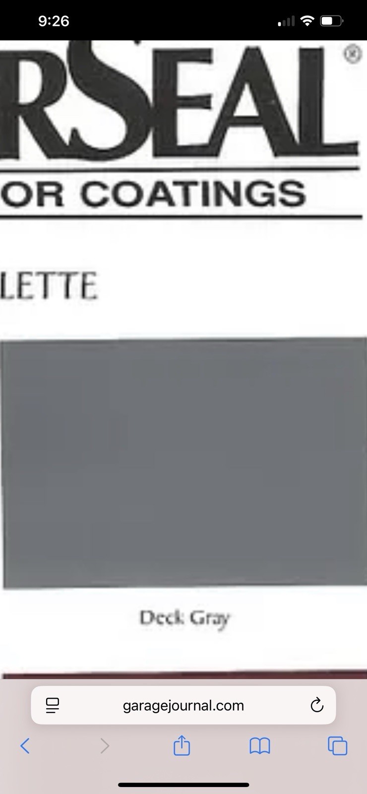 Sherwin Williams Armorseal 1000 HS Epoxy Floor Coating /Part A/ Deck ...