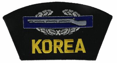 Korea CIB Combat Infantry Badge Army 4 inch Embroidered Hat Patch H1347 ...