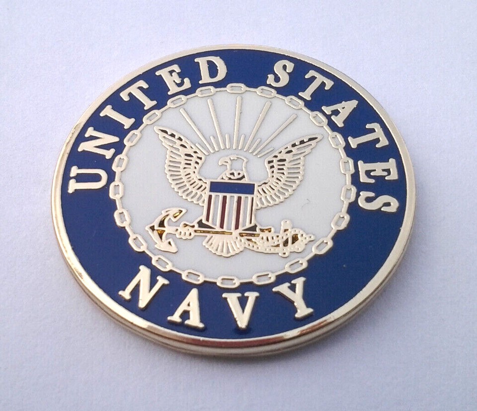 UNITED STATES NAVY LOGO (1") Military Hat Pin P12721 EE | eBay