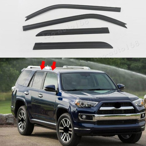 For Toyota 4Runner 2010-2023 Black Window Wind Visors Rain Guard Vent ...