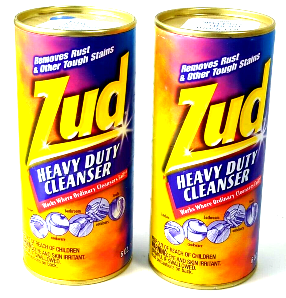 Zud Heavy Duty Cleanser Rust Remover Powder Tough Stains 6 oz each Lot ...