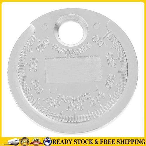 Coin-Type Spark Plug Gap Gauge Measurement Tool 0.6-2.4mm Caliber ...