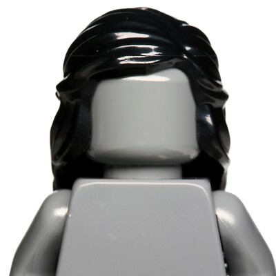 NEW LEGO - Figure Hair - Female - Mid Length w/ Braid Black x1 - | eBay