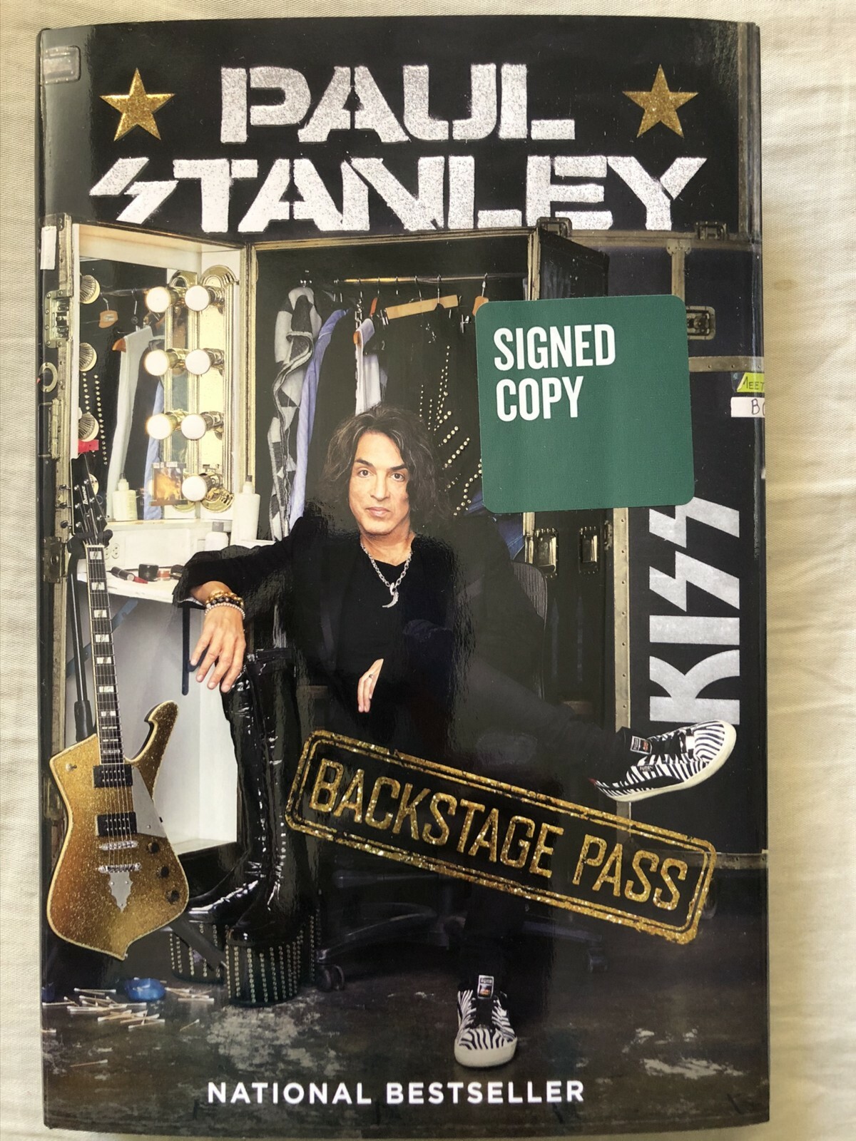 Paul Stanley autographed signed autograph KISS Backstage Pass hardcover ...