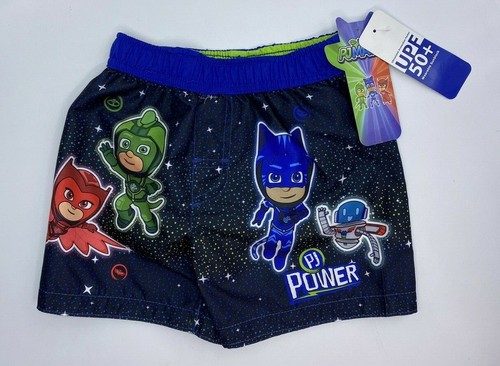 Boys Size 12M Cute PJ Masks Swim Trunks Swimsuit UPF 50+ Quick Drying ...