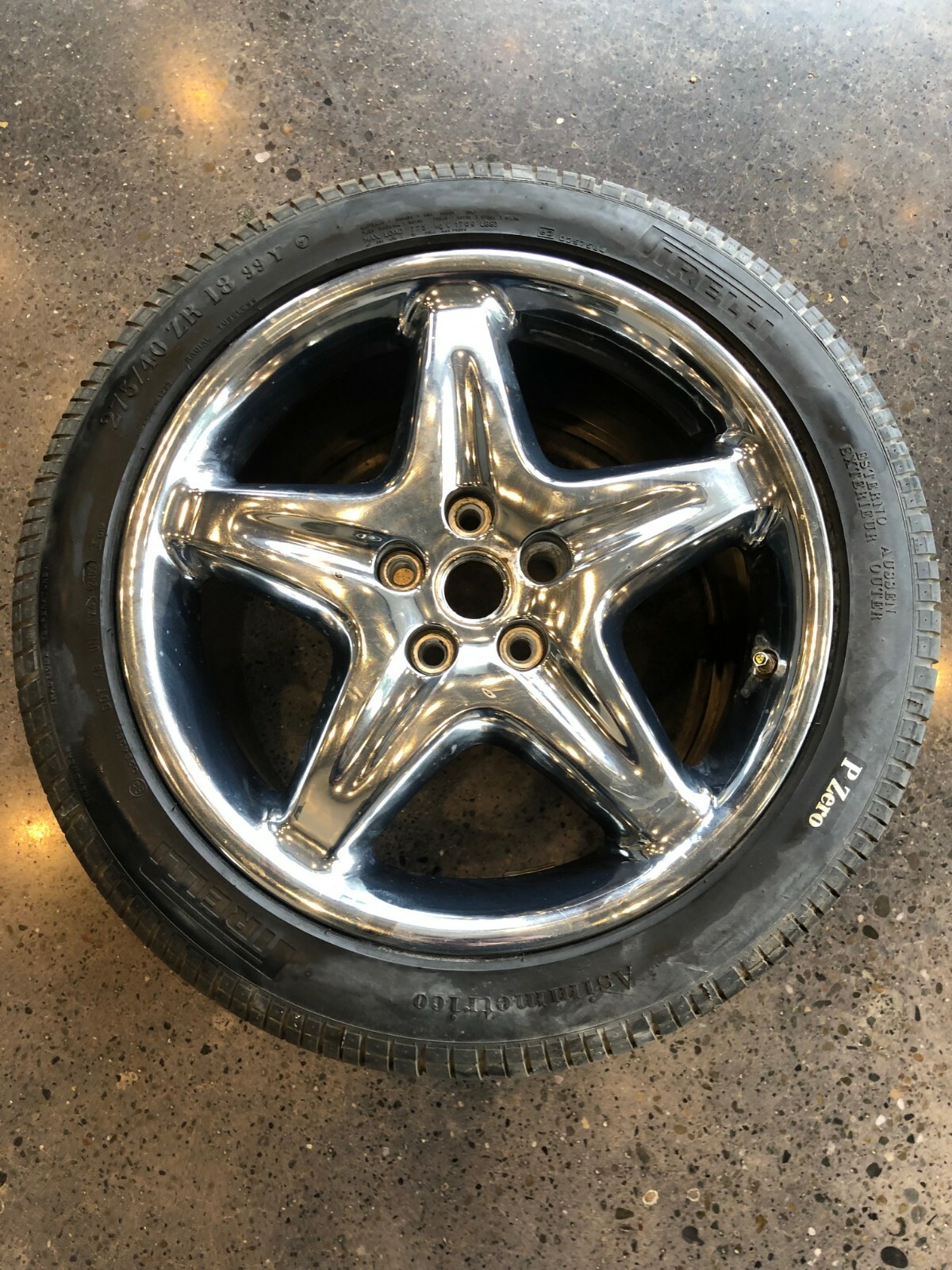 Ferrari 355 F355 OEM Wheels With Titanium Wheel Bolts for sale online ...