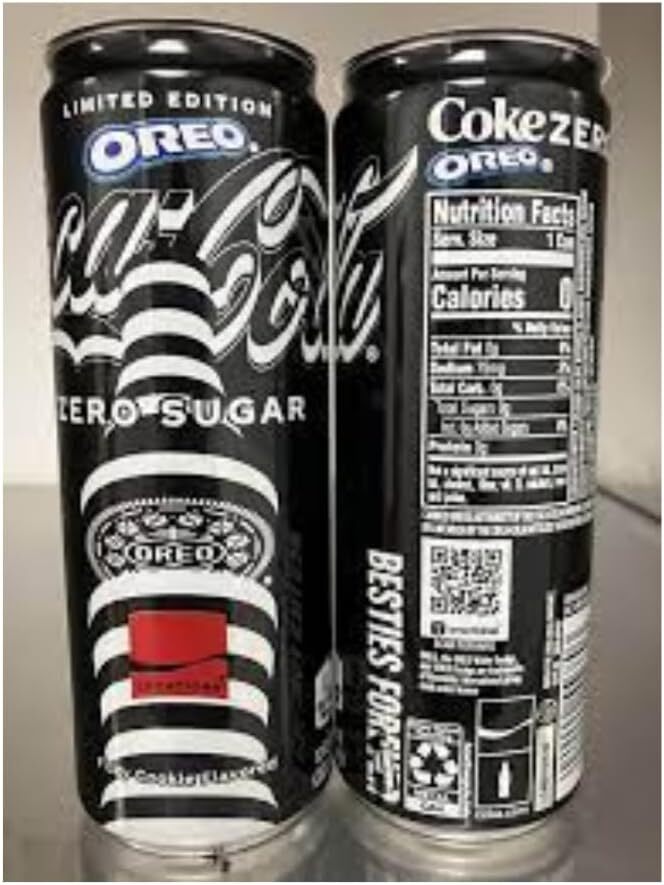 Coke Oreo Zero Sugar Limited Edition 6 x 250ml Fast Shiping BBE 31.01. ...