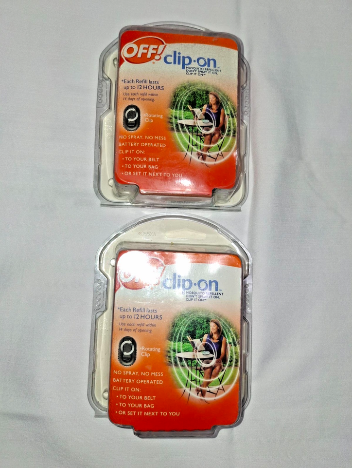 Off Clip On Mosquito Repellent Fan Circulated(2) Packs- Brand New ...