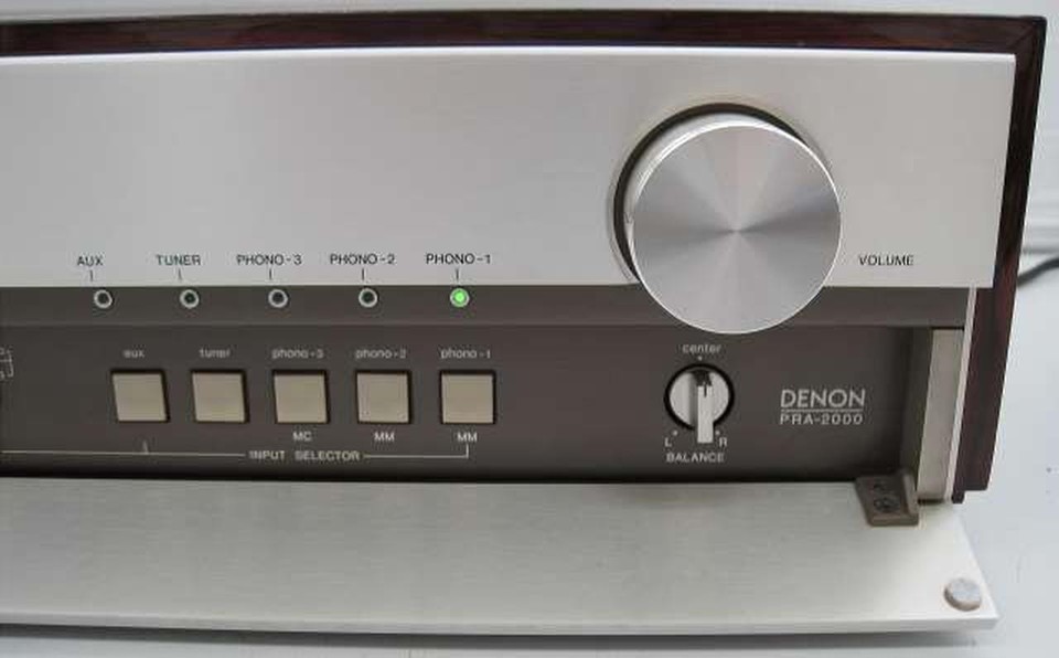 DENON PRA-2000 Stereo Preamplifier Control Amplifier Tested Working | eBay