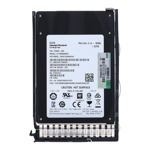 HP Solid State Drive 1.92Tb 2.5inch NVMe PCIe Gen3 MP RI DS SSD - 875591-B21 190017171234 | eBay