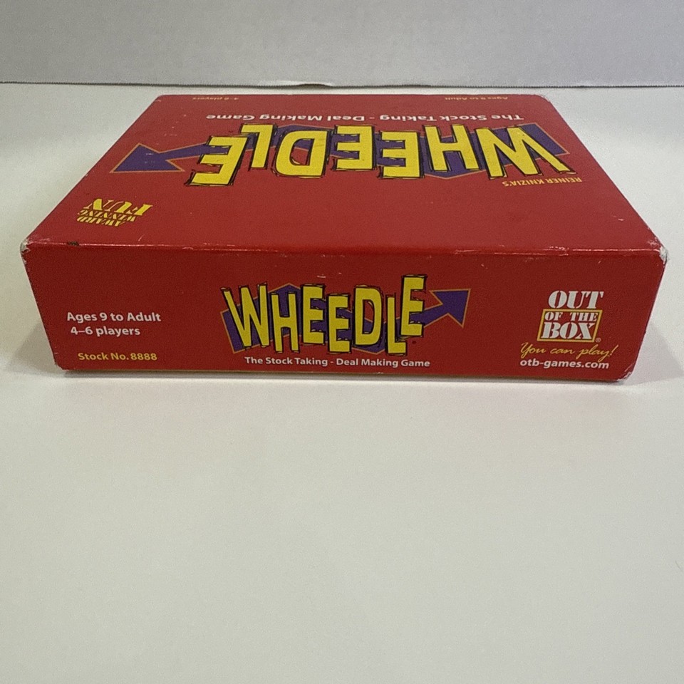 Wheedle The Stock Taking Deal Making Card Game-Knizia- 2003 -RULES NOT ...