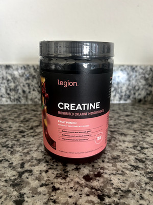 LEGION Micronized Creatine Monohydrate Supplement - Clean Creatine ...