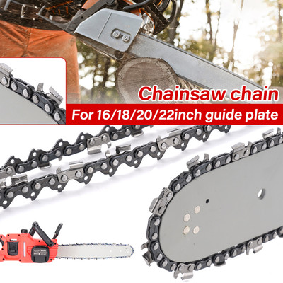 16'' 18'' 20'' Chainsaw Chain Blades 64/72/76DL Full-Chisel 0.325 ...