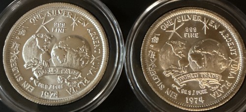 Lot Of 2-1oz Hoffman and Hoffman Vintage International World Trade Unit ...