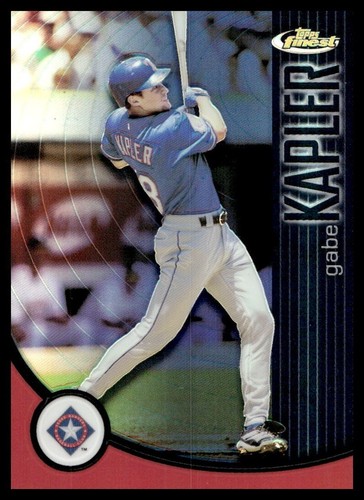 2001 Topps Finest Refractor #46 Gabe Kapler /499 Texas Rangers | eBay