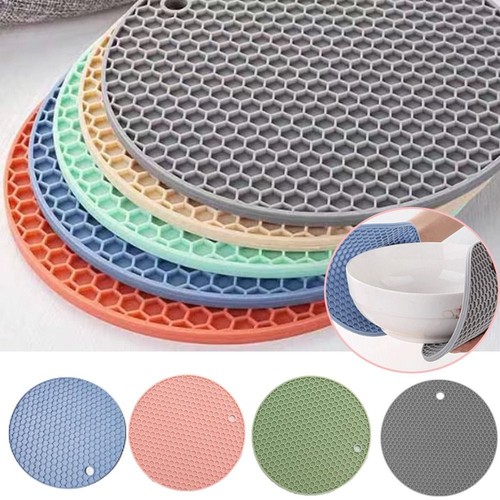 Kitchen Pots Heat Resistant Mat Silicone Pot Holder for Hot Pots and ...