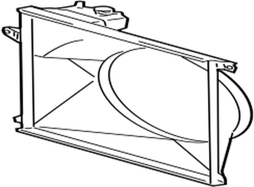 16711-0P020 Toyota Shroud, fan 167110P020, New Genuine OEM Part | eBay