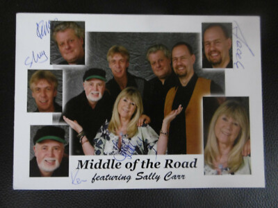 Middle of the Road "Sally Carr" Autogramme signed 13x18 cm Postkarte ...