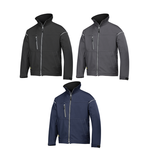Snickers Mens Workwear Profiling Soft Shell Jacket (1211) - Stretchable ...