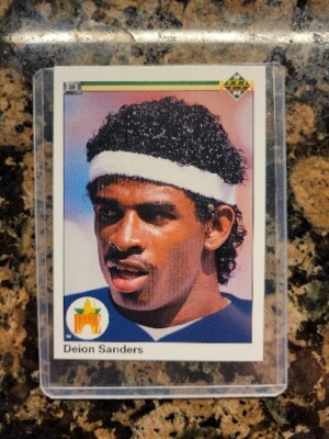 1990 Upper Deck Deion Sanders RC Rookie Baseball Card #13 Head Coach ...