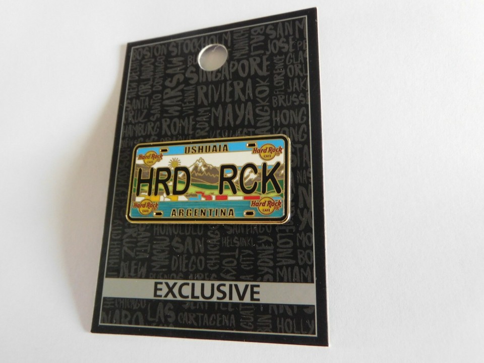 Hard Rock Cafe USHUAIA Argentine - License Plate - Limited Edition ...