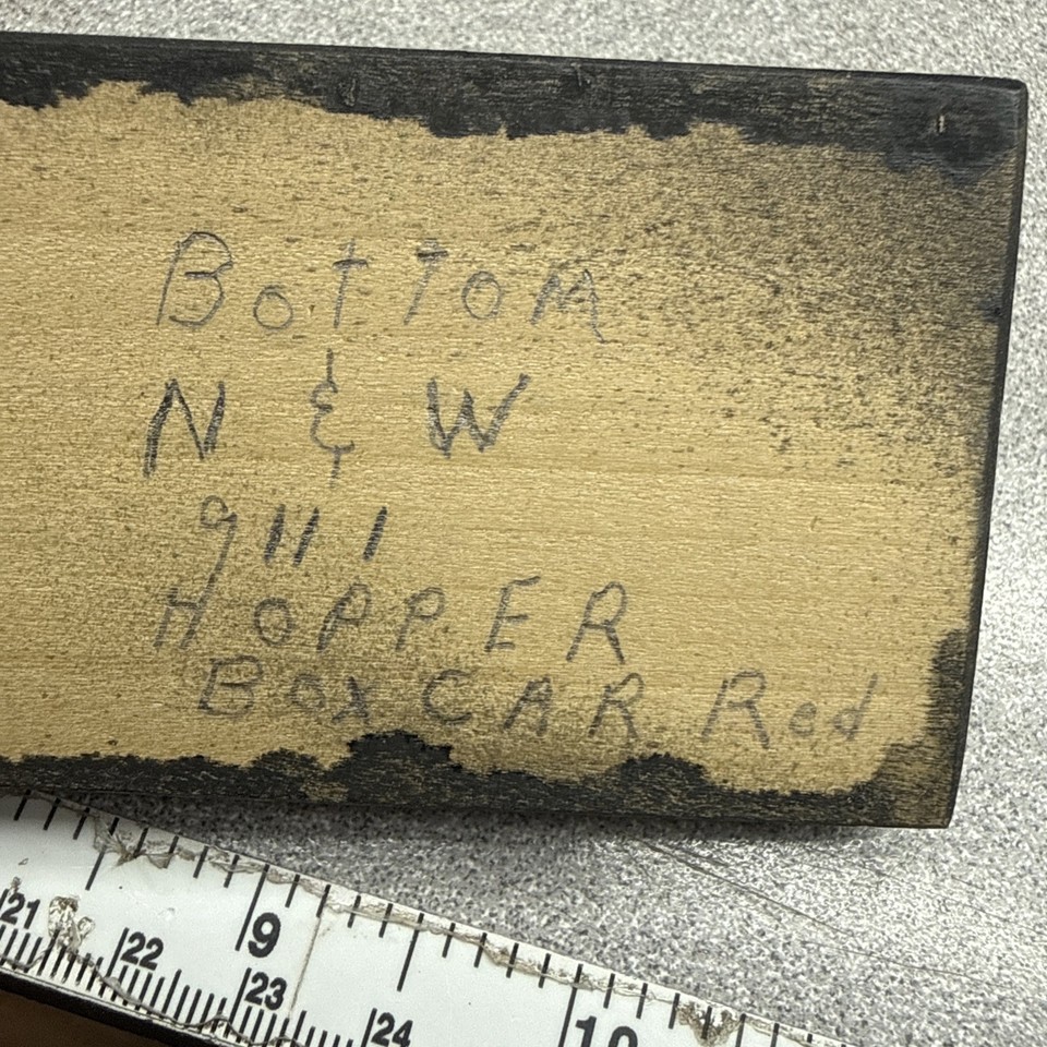 O Gauge Coal Load 9 3/8” Long X 2” Wide Resin & Wood Fits 9111 Hopper ...